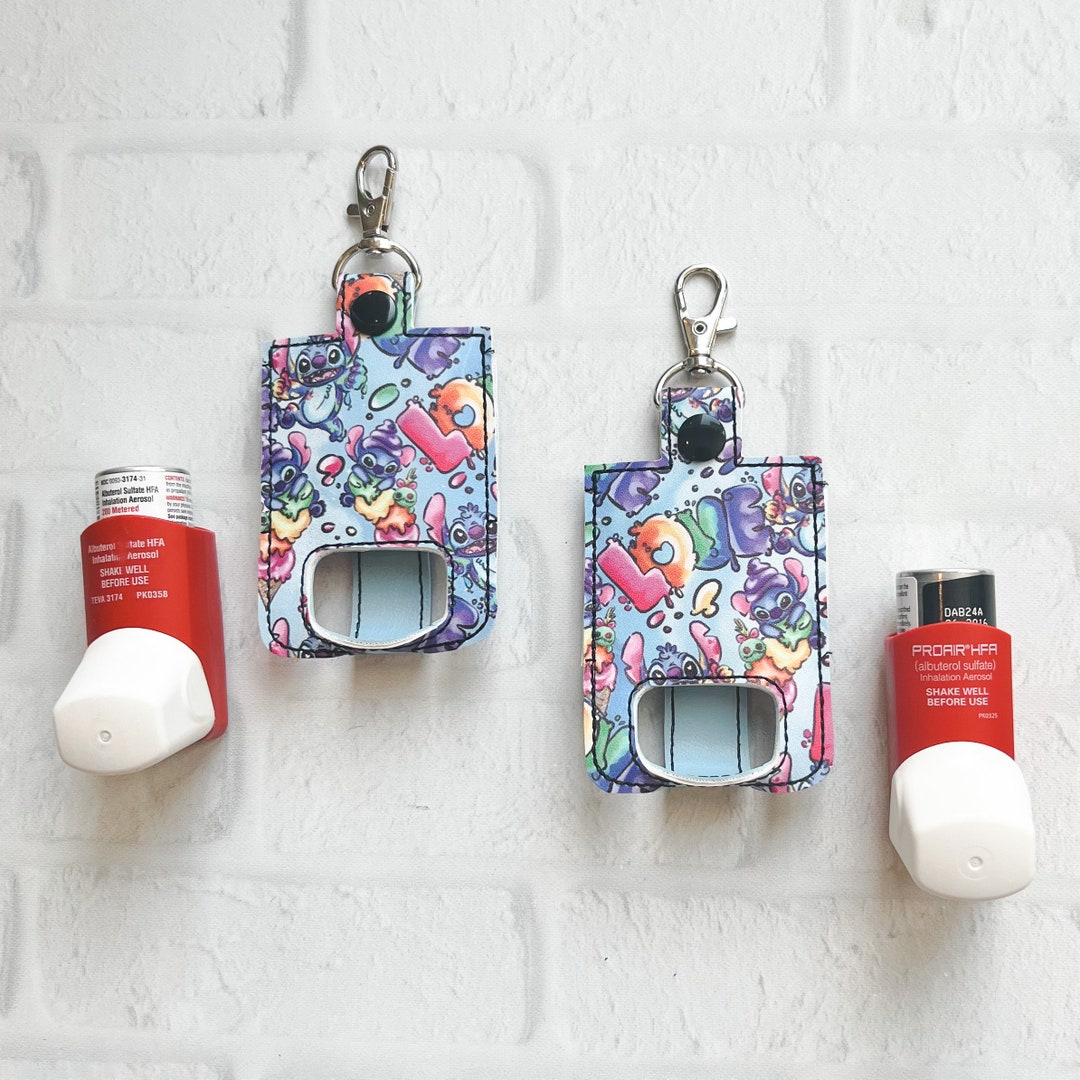 Blue Alien Inhaler Case Keychain,inhaler Holder,inhaler Keychain ...