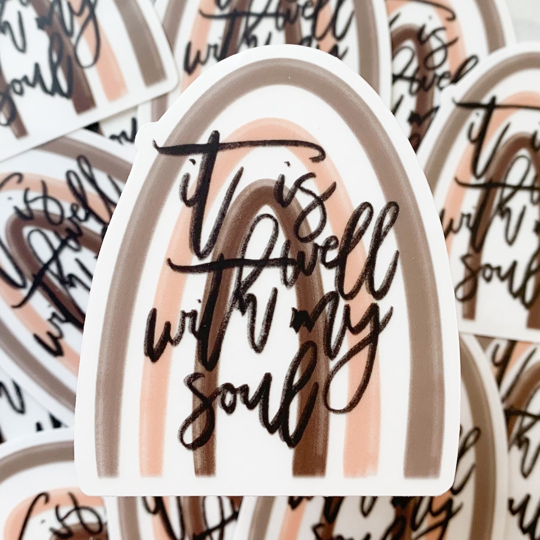 Boho Rainbow Clear Sticker Boho Planner Sticker Rainbow - Etsy