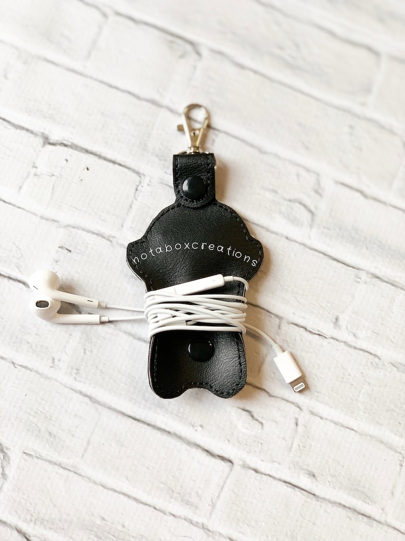 Penguin Earbud Cord Cable Wrap Keeper Organizer Custom Case - Etsy