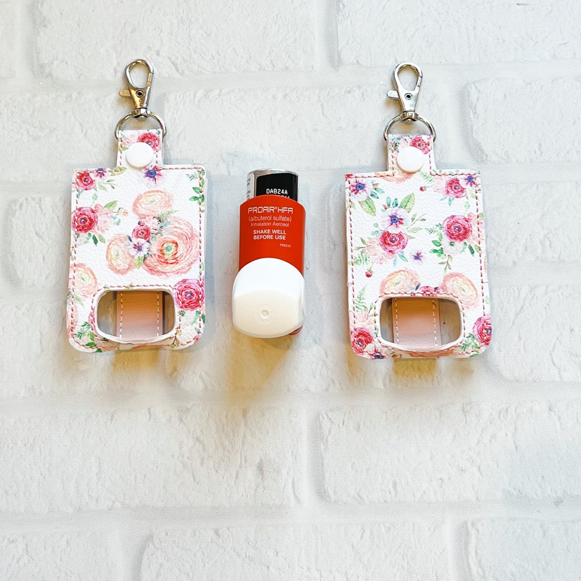 Magic Mouse Floral Inhaler Case Keychainmagical Inhaler - Etsy