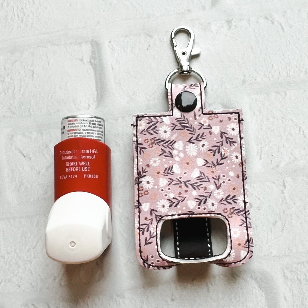 Coffee Floral Inhaler Case Keychain,inhaler Holder Keychain,inhaler ...