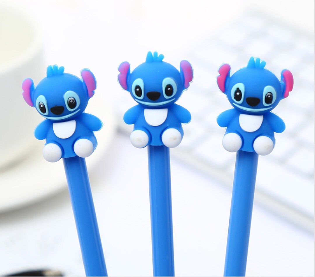 Kawaii Blue Alien Gel Pens,cartoon Novelty Magic Mouse Planner Pens ...