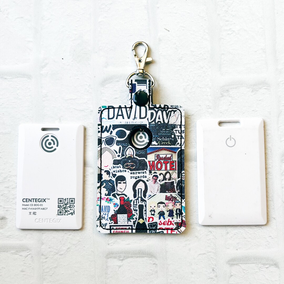 David TV Show Alarm ID Holder,alarm Bag Tag,centegix Vertical ID Card ...