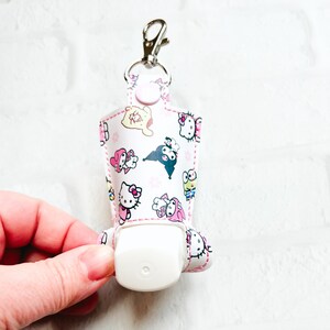 Cartoon White Kitty Inhaler Case Keychain, HK Inhaler Holder Keychain ...
