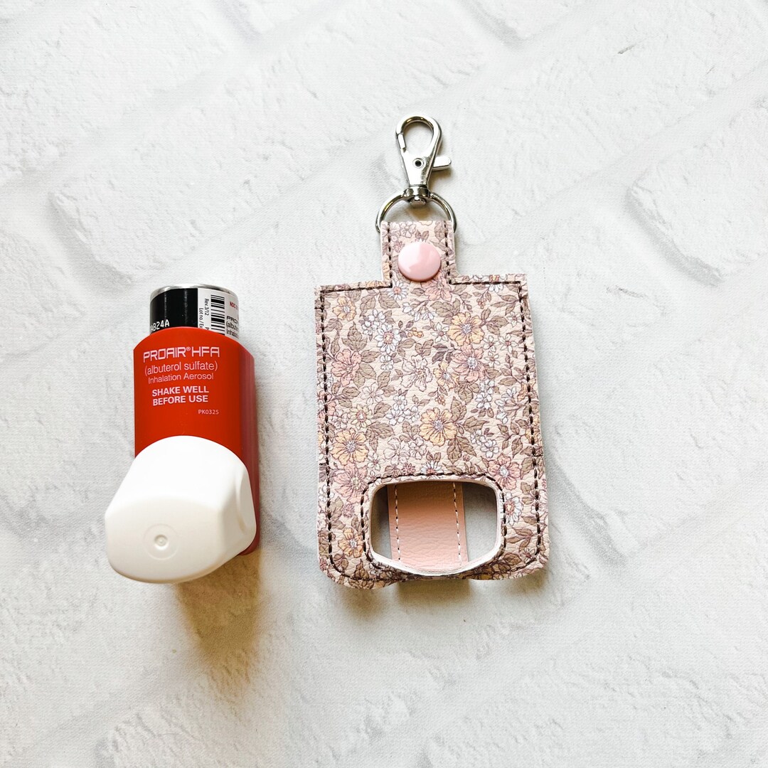 Neutral Blooms Inhaler Case Keychain,inhaler Clip Holder Keychain Gift ...