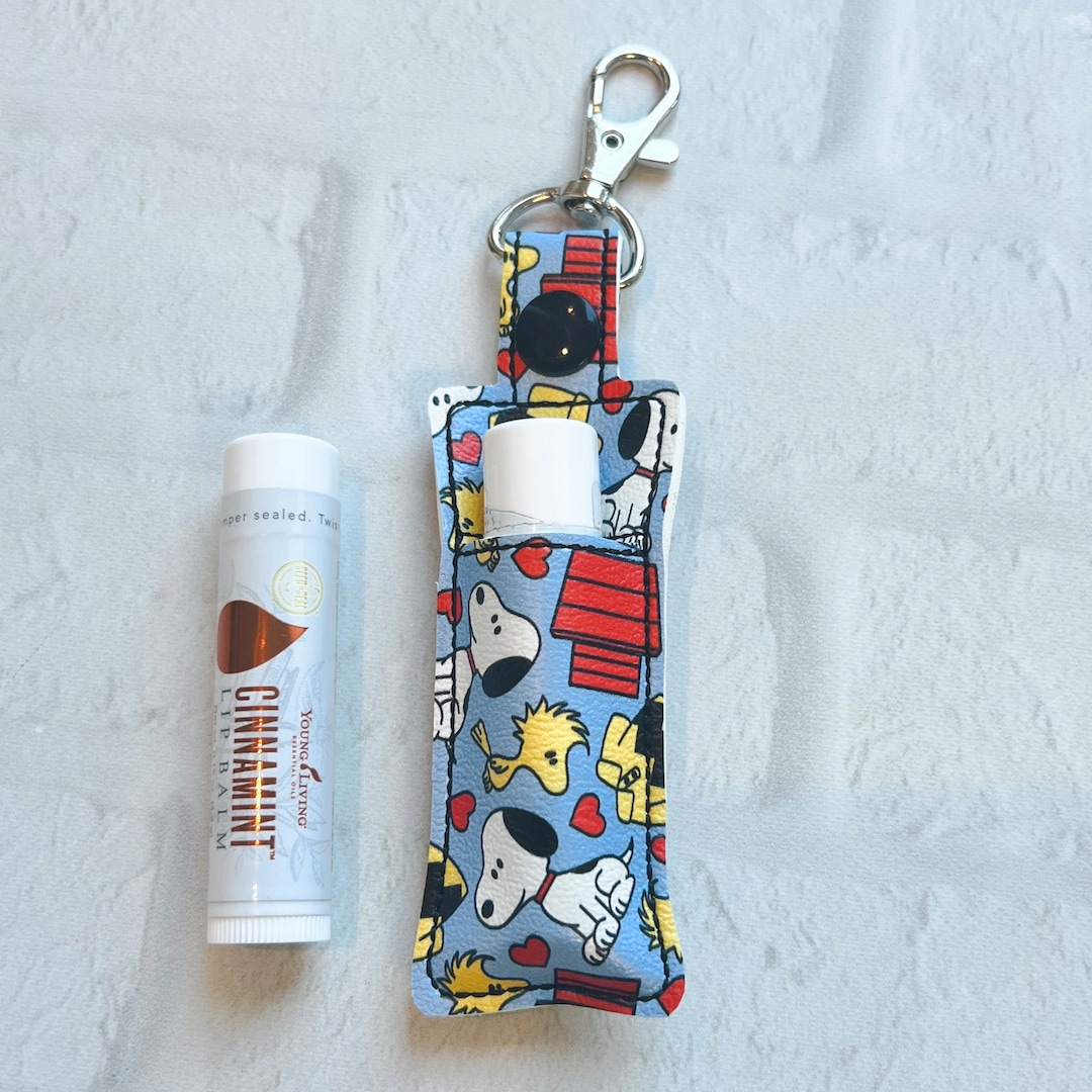 Charlie's Dog Lip Balm Keychain,white Beagle Lip Balm Keychain Case ...