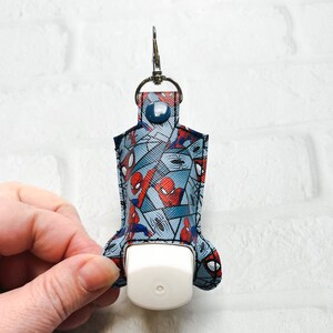 Super Hero Spider Inhaler Case Keychain, Inhaler Holder Keychain,spider ...