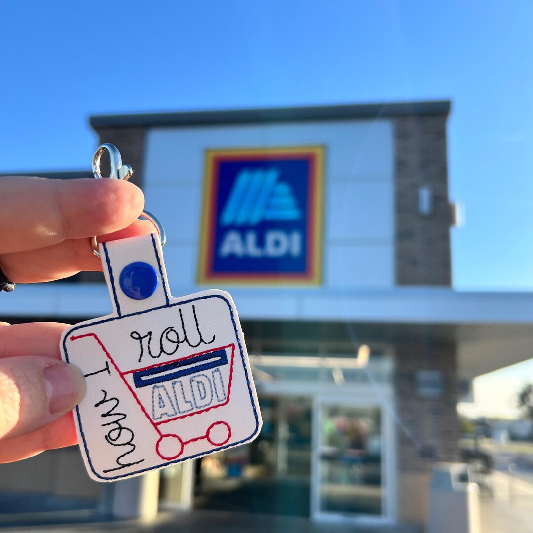 Aldi Quarter Keeper Keychain, Aldi Keyfob, Aldi Quarter Holder, Aldi ...