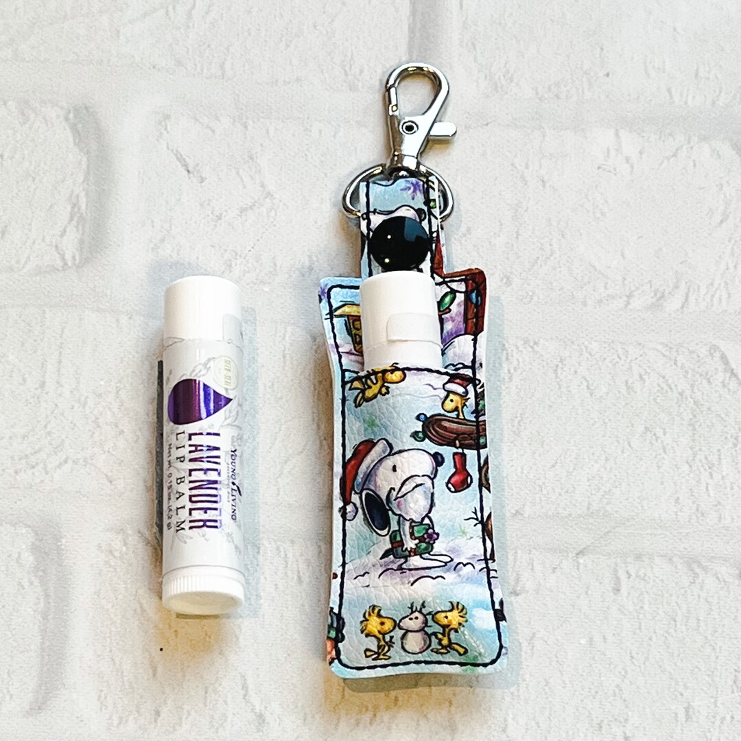 Charlies Dog Lip Balm Keychain,white Beagle Lip Balm Keychain Case ...