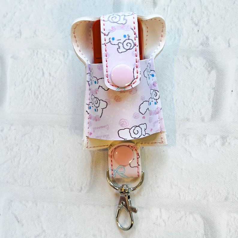 Cartoon White Cinnamon Roll Bunny Inhaler Case - Etsy