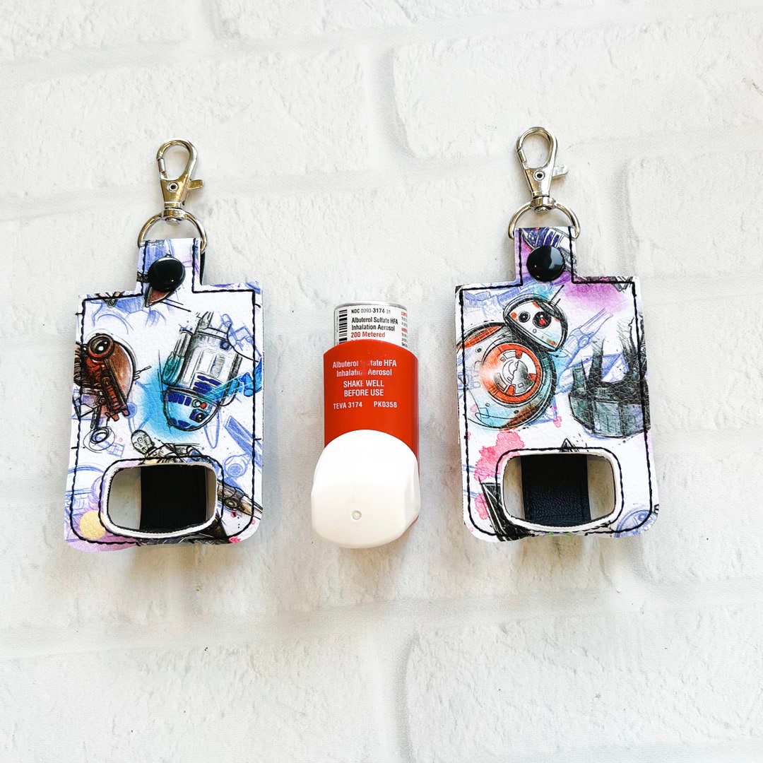 Space Droids Inhaler Case Keychain,inhaler Holder,inhaler Keychain ...