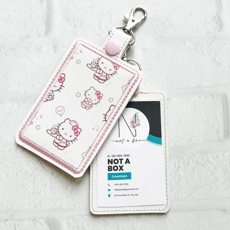 Hello Kittys Badge Holder - Etsy