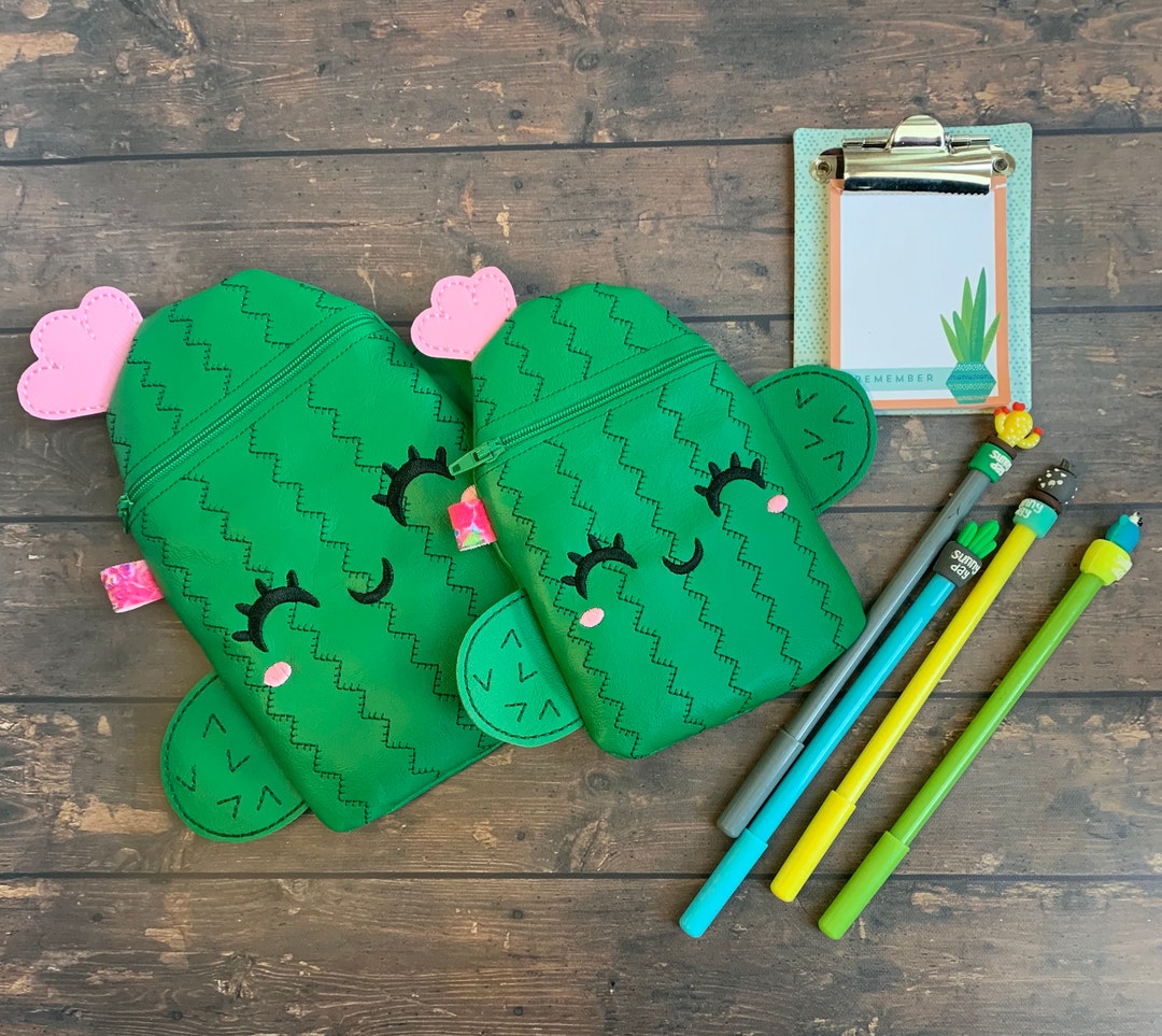 Kawaii Cactus Purse Clutch, Cactus Pencil or Toiletry Travel Case ...