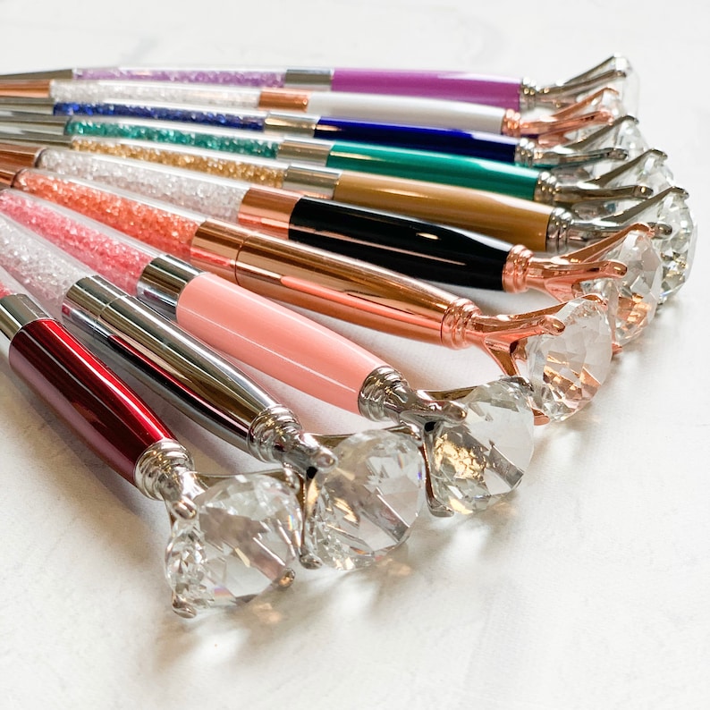 Diamond Pen With Gemstones Diamond Pen Bridal Giftyoung - Etsy