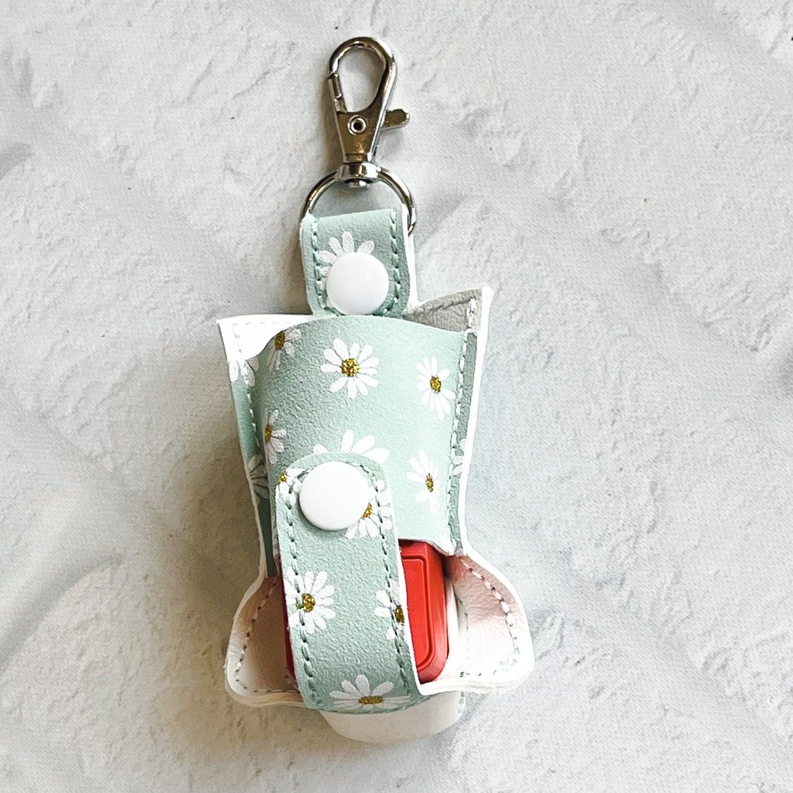 Mint Daisy Inhaler Case Keychainnot Easy Being Wheezy Inhaler | Etsy