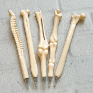 5 PC Ortho Bone Pens, Gifts Under 10,orthopedic Ballpoint Pen, Doctor ...