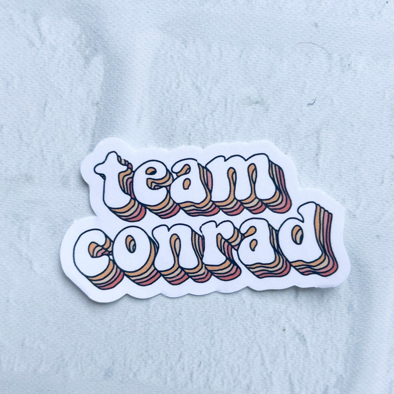 Team Conrad Sticker Team Jeremiah Sticker Team Stickers - Etsy