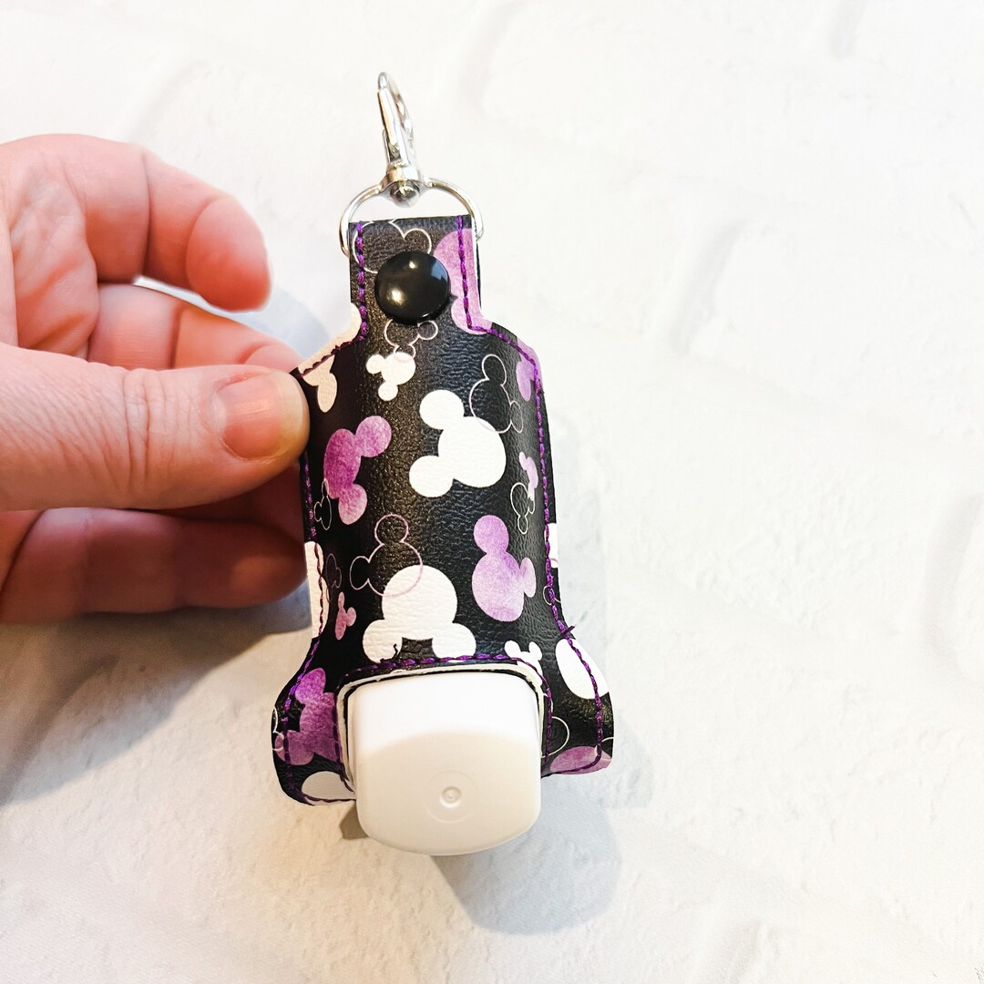 Purple Magic Mouse Inhaler Case Keychain,inhaler Holder Key Chain,mouse ...