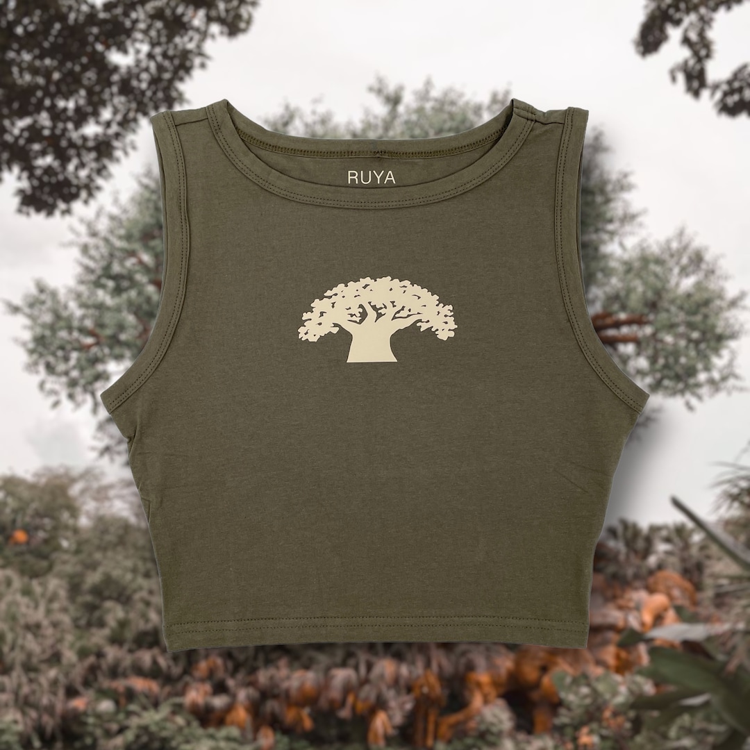 DAK Tree of Life Crop Tank Animal Kingdom - Etsy