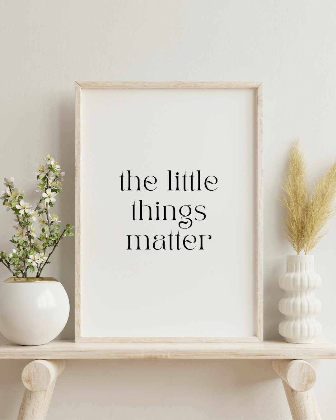 The Little Things Matter - Printable Wall Art (two Versions) - Etsy