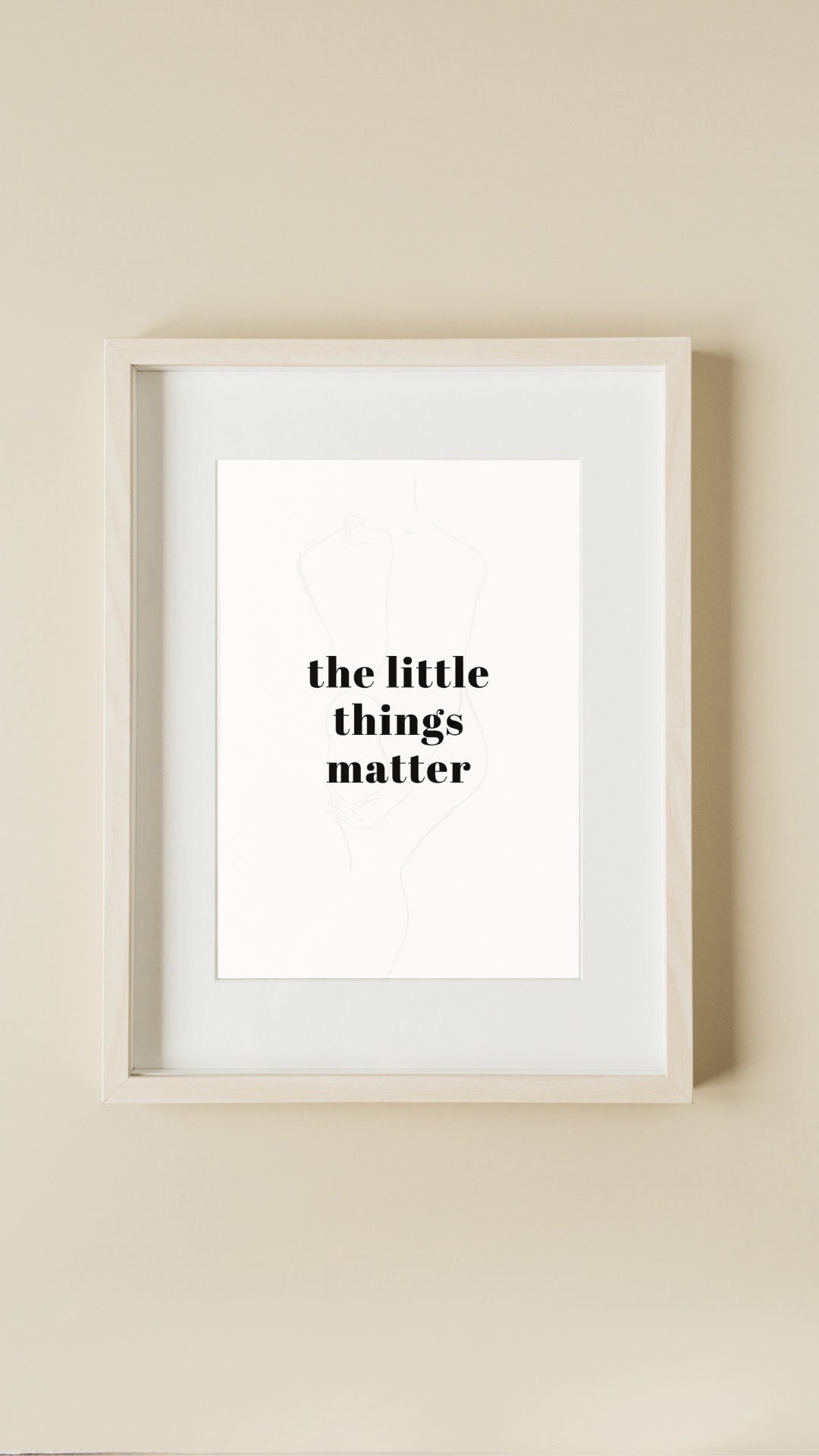 The Little Things Matter - Printable Wall Art (two Versions) - Etsy