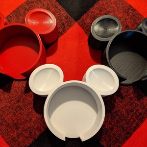 Christmas Holiday Disney Inspired Mickey Mouse Coaster Set / Merrytime ...