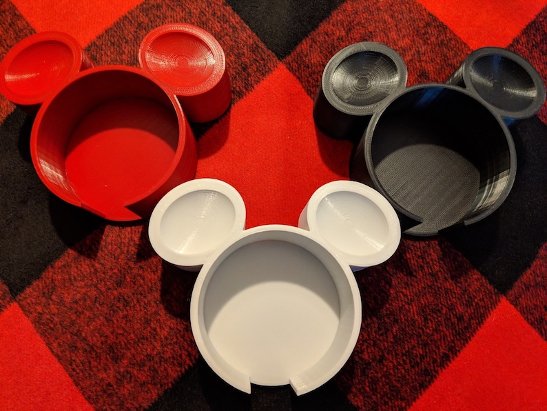 Christmas Holiday Disney Inspired Mickey Mouse Coaster Set / | Etsy