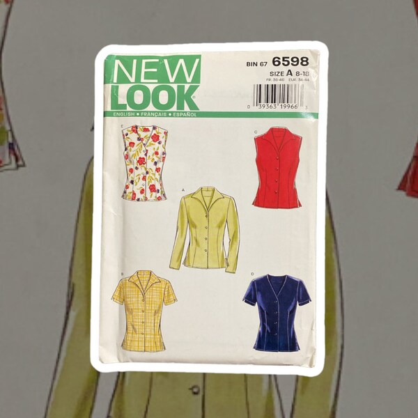 New Look Blouse Patterns - Etsy