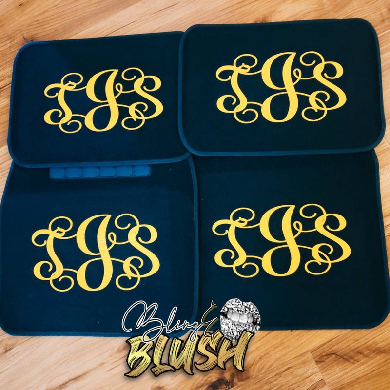 Monogrammed Car Mats - Etsy