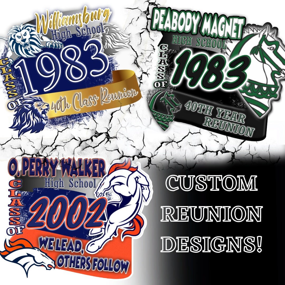 Custom Class Reunion, Homecoming, Class Event Design Concept - Etsy