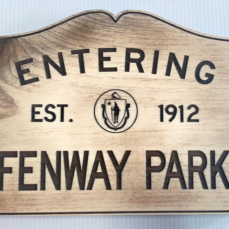 Fenway Park Sign - Etsy