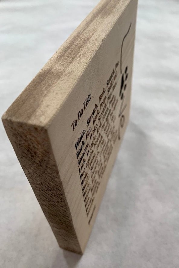 Dogs to Do List Engraved Wooden Sign - Etsy