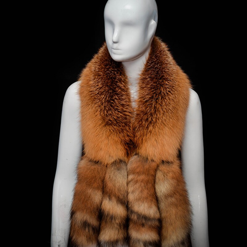 Red Fox Scarf - Etsy