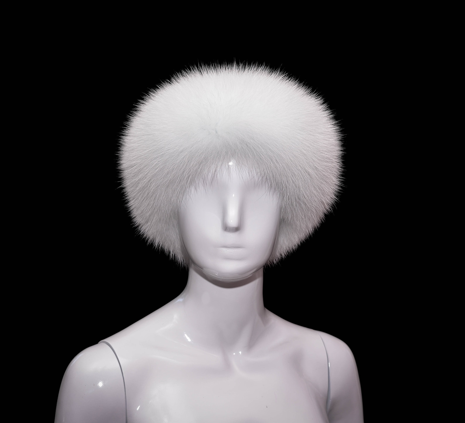 Arctic White Fox Fur Luxury Stylish Ski Headband | Etsy