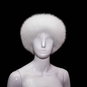 Arctic White Fox Fur Luxury Stylish Ski Headband - Etsy