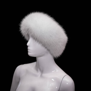 Arctic White Fox Fur Luxury Stylish Ski Headband - Etsy