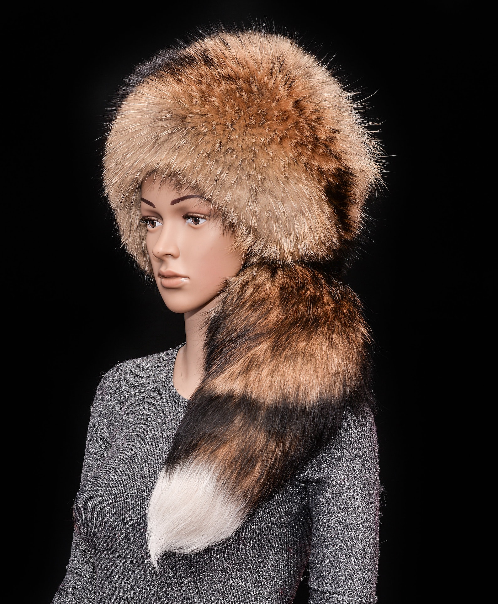 Saga Furs Finnraccoon Fur Daniel Boone Style Massive Winter - Etsy