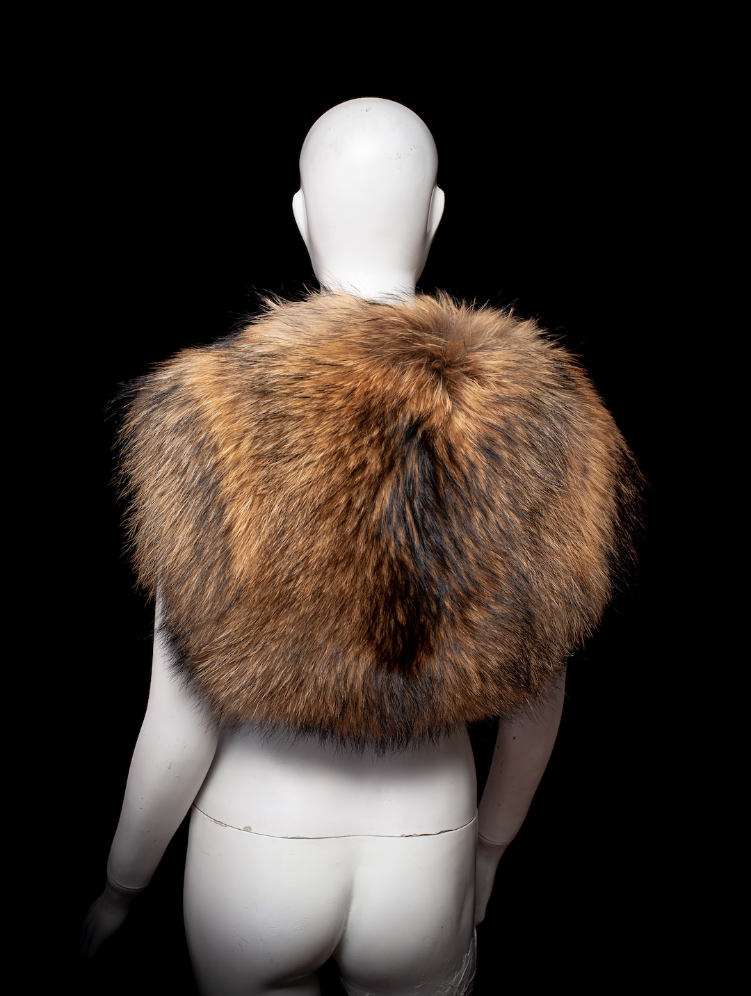 Genuine Long-haired Finn Raccoon Fur Bolero Shrug Jacket - Etsy