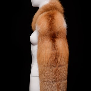 Genuine Red Fox Fur Arm Warmers Sleeves + Scarf - Etsy