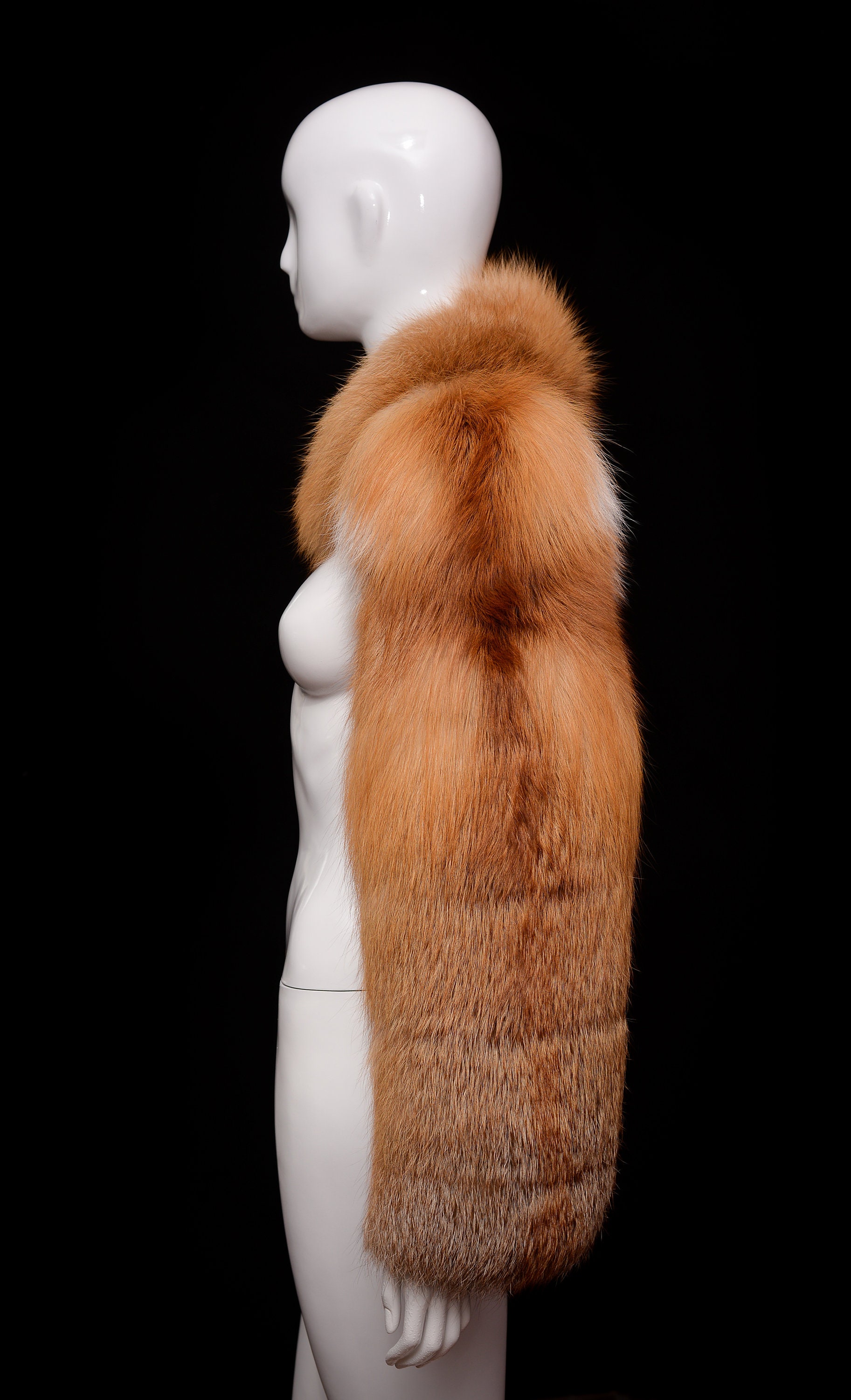 Genuine Red Fox Fur Arm Warmers Sleeves + Scarf - Etsy