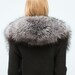 Royal Saga Furs Silver Fox Fur Huge 86" Shoulder Wrap Stole Boa Cuffs ...