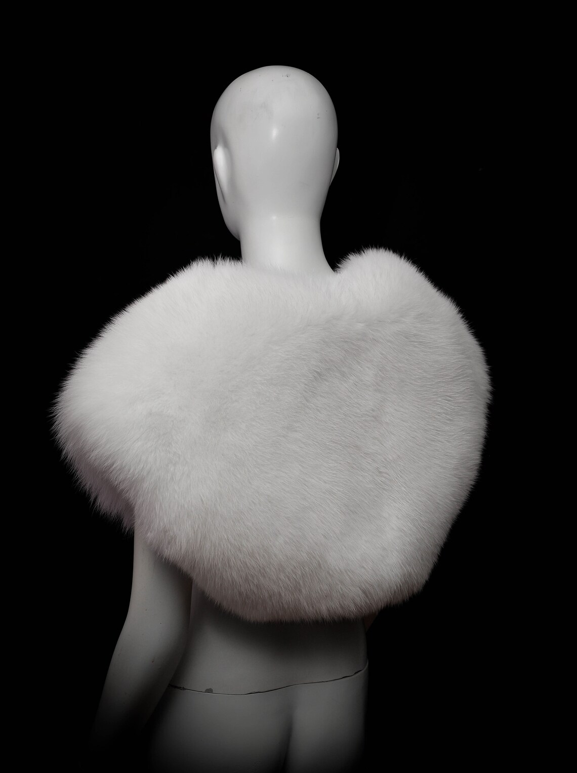 Genuine Snow White Fox Fur Weddings Bolero Shrug - Etsy