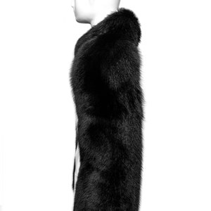 Genuine Black Fox Fur Arm Warmers Sleeves + Scarf - Etsy