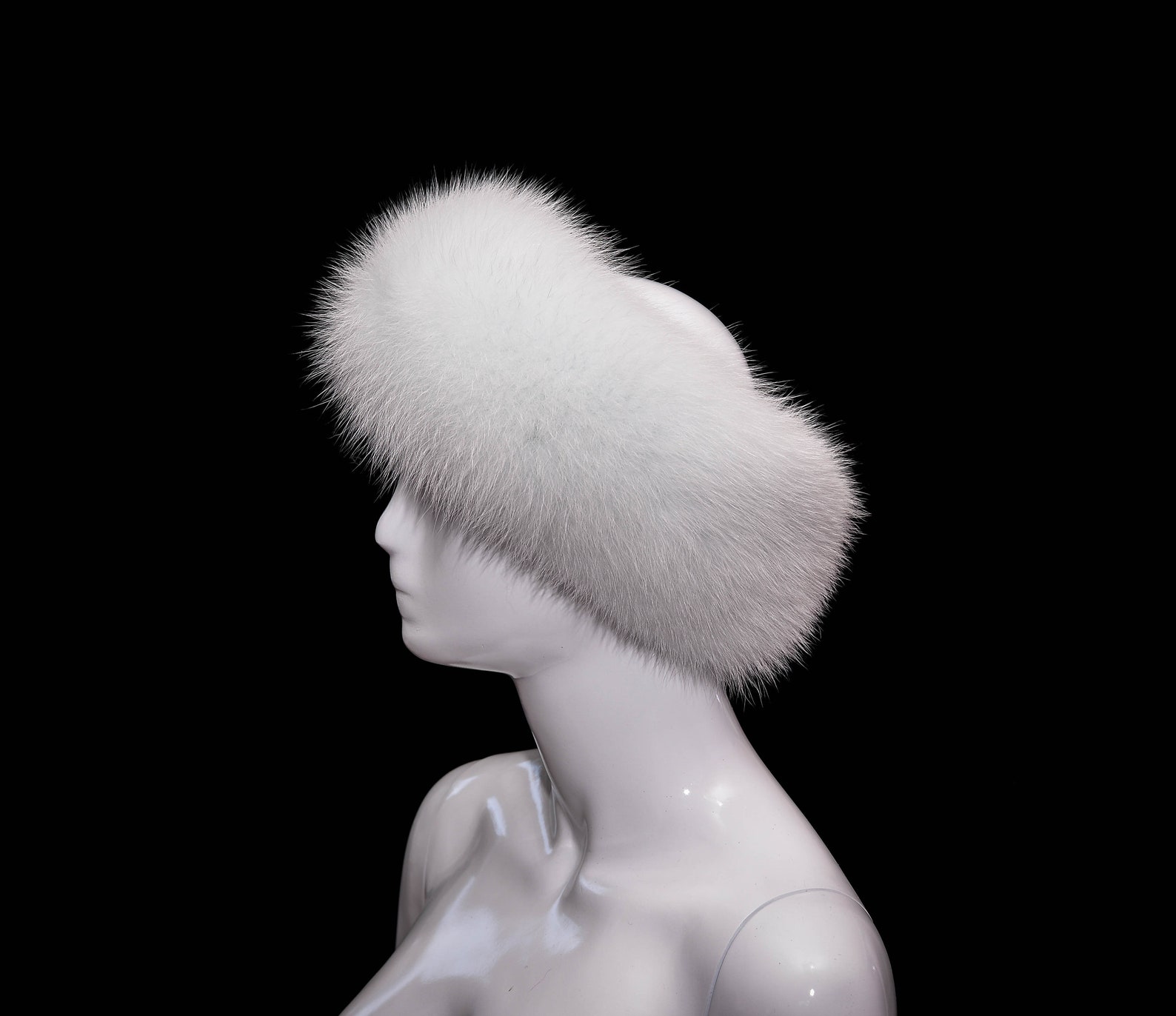 Arctic White Fox Fur Luxury Stylish Ski Headband - Etsy