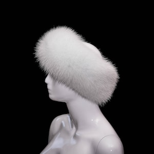 Arctic White Fox Fur Luxury Stylish Ski Headband - Etsy