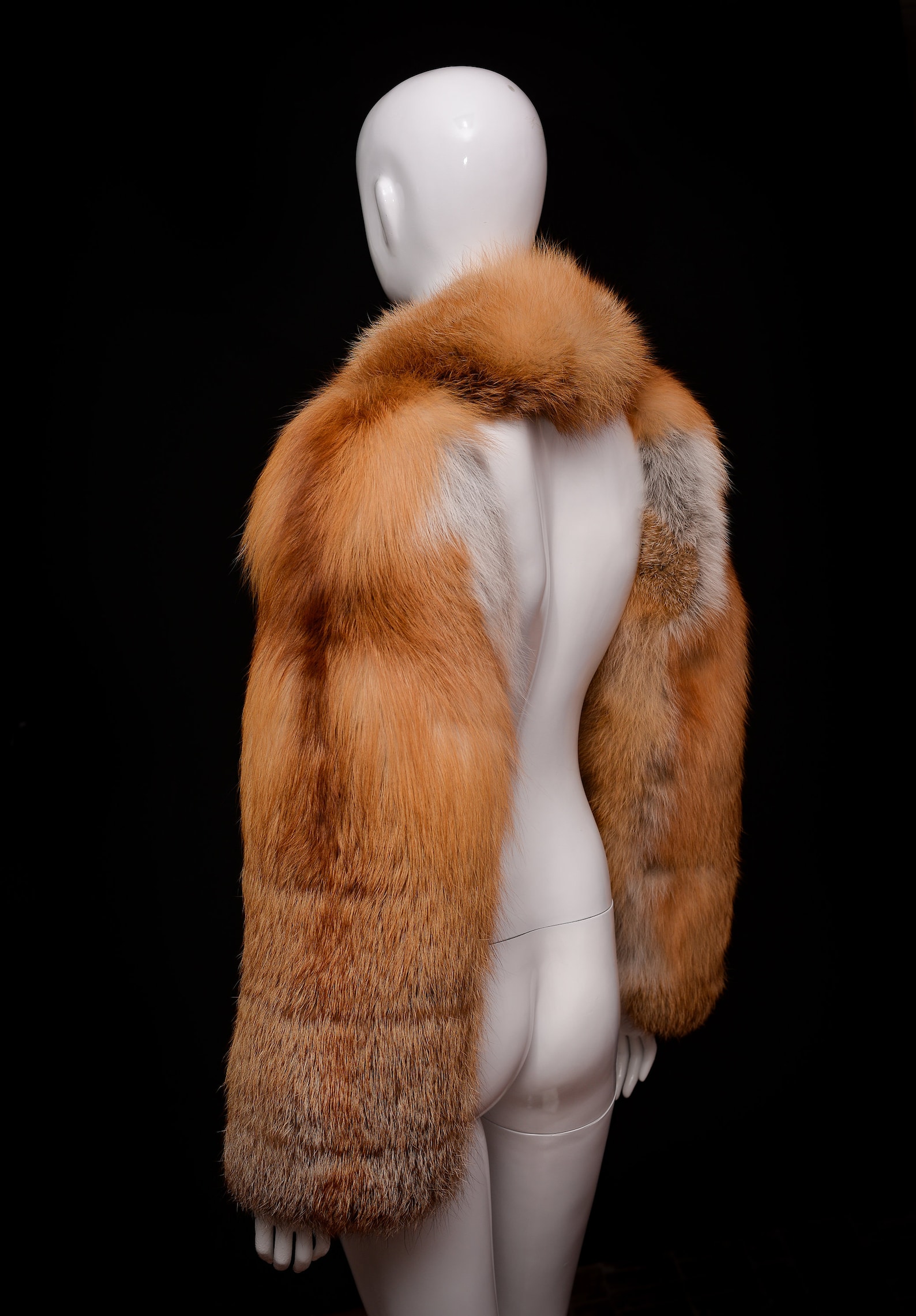 Genuine Red Fox Fur Arm Warmers Sleeves + Scarf - Etsy