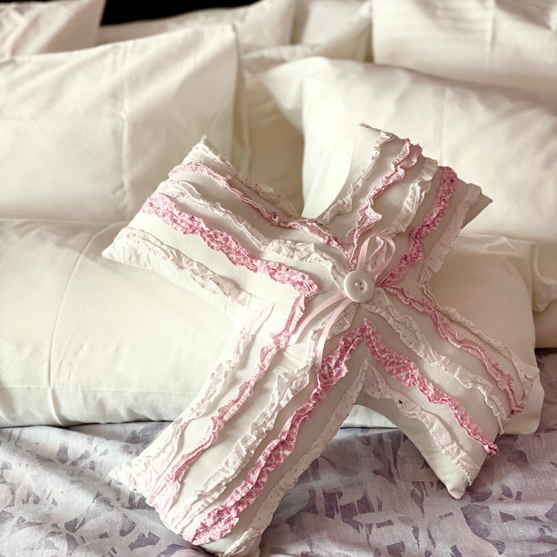 Cross Pillow - Etsy
