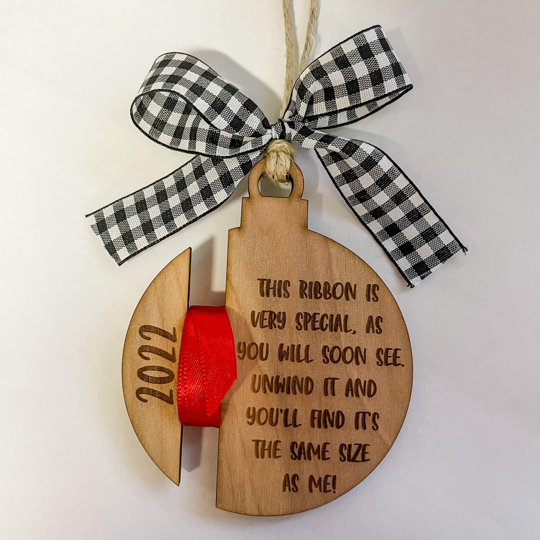 2022 2023 2024 Ribbon Growth Ornament - Etsy