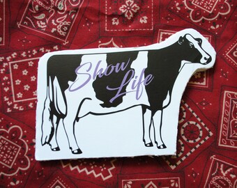 Show cattle decal | Etsy