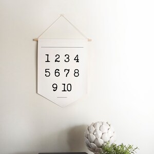 Learning Set of 4 Pennants, Alphabet, Numbers 1-10, Shapes, Colors ...